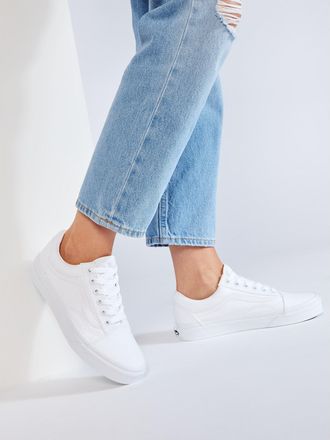 Vans Sneakers aus Stoff Vans Old Skool VN000D3HW00 Wei&szlig;