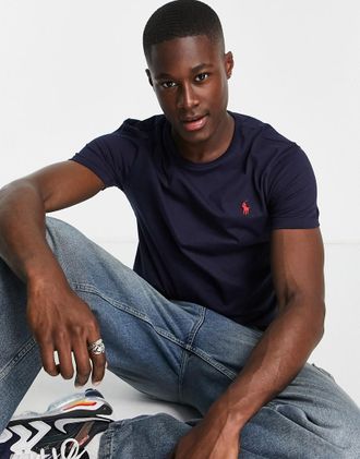 Polo Ralph Lauren T-shirt ras de cou coupe slim - Bleu marine