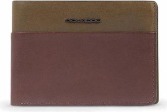 Piquadro Homme, Accessoires, Brun, Taille: ONE Size Portefeuille homme avec volet porte-CNI, porte-monnaie, porte-cartes de cr&eacute;dit et protection Rfid