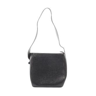 Loewe Pre-owned Schultertasche aus Leder mit gepr&auml;gtem Logo - - Pre-owned - Damen - Schwarzk - ONE SIZE