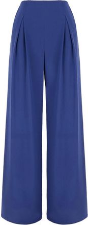 Max Mara Femme, Pantalons, Bleu, Taille: 42 FR Palude Wide Pantalons