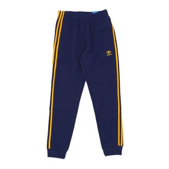adidas Homme, Pantalons, Bleu, Taille: XL Pantalon de Surv&ecirc;tement Classique Bleu Fonc&eacute;/Jaune