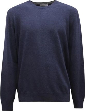 Gran Sasso Rundhals-Strickware - - Knitwear - Herren - Blau - L