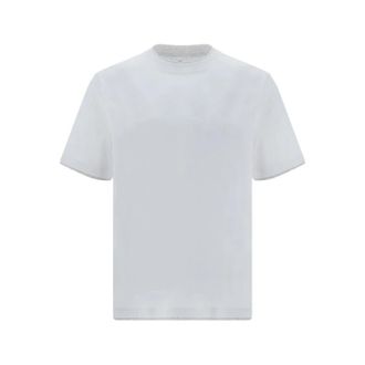 Brunello Cucinelli Elegantes Doppellagen T-Shirt - - Tops - Herren - Wei&szlig; - S