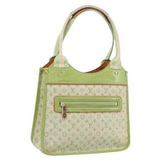 Louis Vuitton Sac &agrave; main en toile Monogram Mini Pre-owned - Femme - Pre-owned - Vert - Taille: ONE Size
