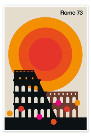 Posterlounge Rome 73 Poster von Bo Lundberg 20 x 30 cm Wandbilder Wanddeko