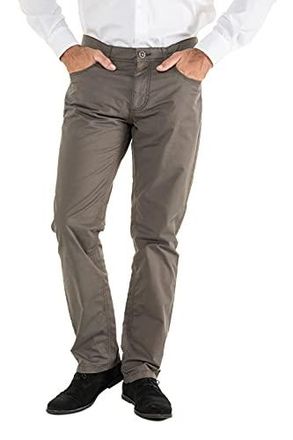 JP1880 Hommes Grandes Tailles Pantalon 5 Poches en Pur Coton. Taille Extensible à élastique intérieur - Coupe Regular Fit Olive foncé 32 717157120-32
