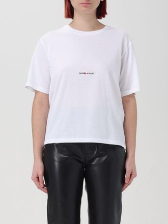 Saint Laurent T-Shirt Femme couleur Blanc