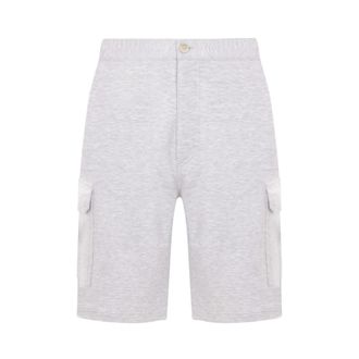 Brunello Cucinelli Cargo Shorts aus hellgrauem Jersey - - Shorts - Herren - Grau - 2XL