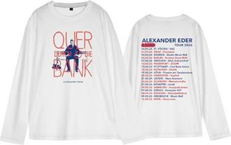 Generic T-shirt d&eacute;contract&eacute; &agrave; manches longues Alexander Eder Quer durch die Bank Tour 2026 Merch, 02, XXL