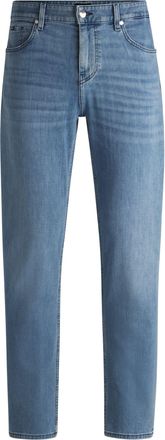 BOSS Herren H-Re.Maine Maine Regular-Fit Jeans aus besonders softem blauem Denim Blau 31/32