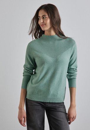 Street One Strickpullover mit Stehkragen