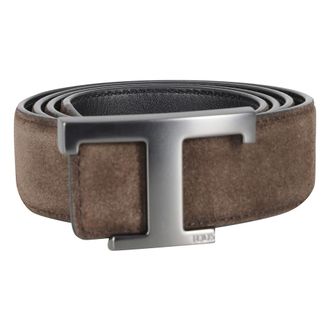 Tod's Homme, Accessoires, Brun, Taille: 95 CM New T Belt