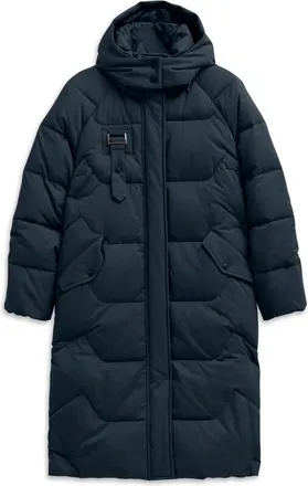 Bugatti Femme, Manteaux, Bleu, Taille: 40 FR Manteau matelassé avec capuche amovible