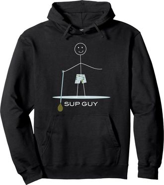 Whyitsme Design Lustiges Paddleboarding Design f&uuml;r M&auml;nner, SUP Geschenke f&uuml;r Jungen Pullover Hoodie