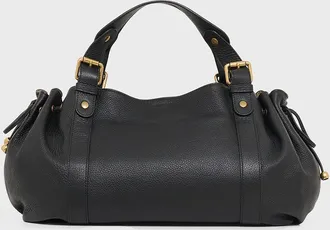 Gerard Darel Sac &agrave; main en cuir grain&eacute; int&eacute;rieur m&eacute;tallis&eacute; - 24H