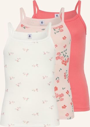 Petit Bateau Petit Bateau 3er-Pack Tops rosa