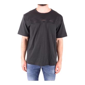Diesel Kurz&auml;rmeliges T-Shirt - - Tops - Herren - Schwarzk - L
