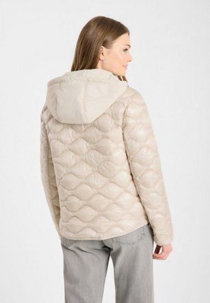 Frieda & Freddies Winterjacke Frieda & Freddies Steppjacke mit Wellensteppung und Materialmix