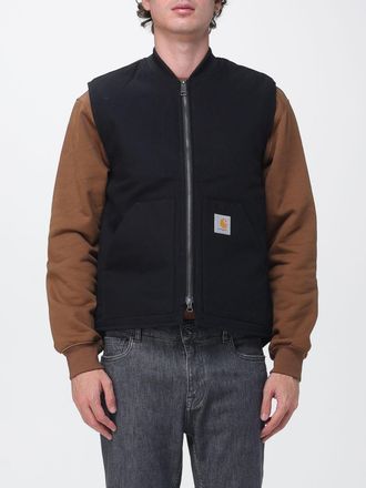 Carhartt Work in Progress Gilet utilitaire en toile Dearborn avec col bomber