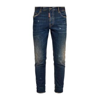 Dsquared2 Distressed Skinny Skater Jeans - - Jeans - Herren - Blau - S