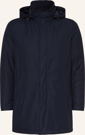 Herno Herno Daunenparka Mit Abnehmbarer Kapuze blau