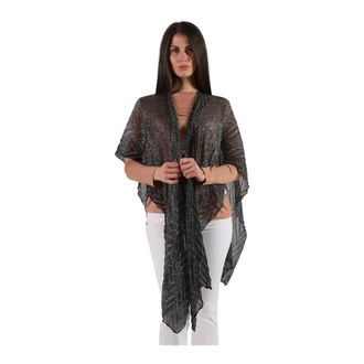 Missoni Femme, Vestes, Noir, Taille: ONE Size Poncho Court &Eacute;t&eacute; Zig-Zag