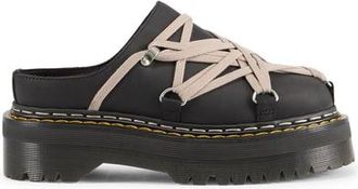 Rick Owens Mules Quad Megalace Dr Martens x Rick Owens en cuir
