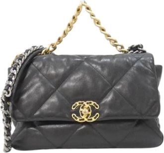 Chanel Sac bandouli&egrave;re vintage doccasion - Femme - Pre-owned - Noir - Taille: ONE Size