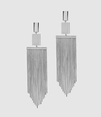 Isabel Marant Boucles doreilles Fringe Argenté