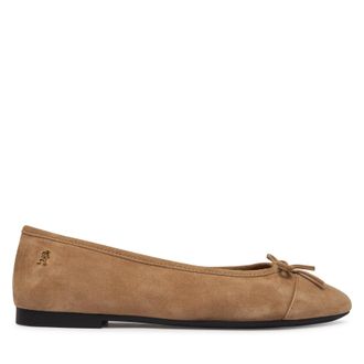 Tommy Hilfiger Ballerinas Tommy Hilfiger FW0FW09357 Beige