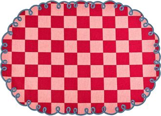 BITOSSI HOME Sets de table vichy Dama Rosa - Lot de 2 Bitossi