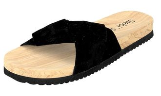 Siebi&acute;s PANAREA Strand-und Badeschuhe die Pantolette f&uuml;r Damen und Extra Leicht: Gr&ouml;&szlig;e: 40 | Farbe: Schwarz-Samt