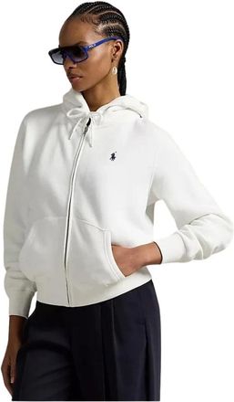 Polo Ralph Lauren Femme, Sweatshirts et sweats &agrave; capuche, Blanc, Taille: 36 FR Majica