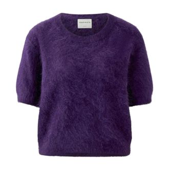Oui Damen, Strickwaren, Lila, SGr&ouml;&szlig;e