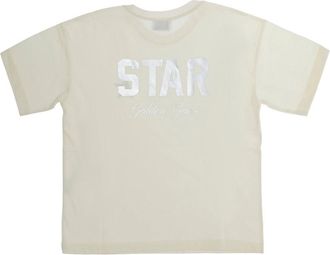 Golden Goose Star-Print Cotton T-Shirt - White