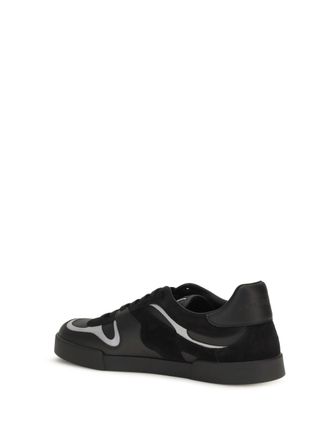 Dolce & Gabbana Mens Sneakers Portofino Black Black-Black Trainers Black/black