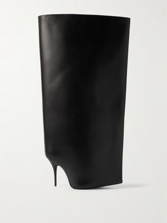 Balenciaga Bottes En Cuir New Wader - Noir
