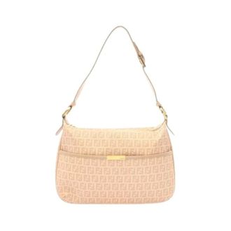 Fendi Sac bandouli&egrave;re Vintage en toile Pre-owned - Femme - Pre-owned - Beige - Taille: ONE Size