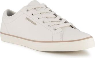 Fred Perry Herren Sneaker wei&szlig; Glattleder
