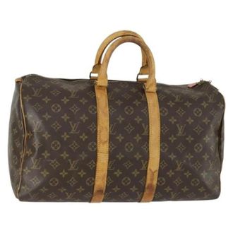 Louis Vuitton Sac Week-end en Toile Pre-owned - Femme - Pre-owned - Brun - Taille: ONE Size