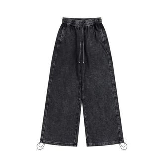 Generic Jean Homme Jeans Homme Pantalon en Jean D&eacute;lav&eacute; D&eacute;chir&eacute; Oversized - Volume Exag&eacute;r&eacute;, Esth&eacute;tique Distressed pour Streetwear Masculin Affirm&eacute;