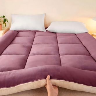 Generic Boden-Futon-Matratze, hautfreundlicher weicher Stoff, aufrollbare weiche Tatami-Schlafmatte, faltbares Design, sehr gut geeignet f&uuml;r Verschiedene Matr