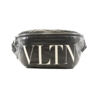 Valentino Pre-owned Garavani Calf Waist Bag - Homme - Pre-owned - Noir - Taille: ONE Size