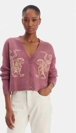 Rvca Strickjacke EVJSW03002 Violett Relaxed Fit