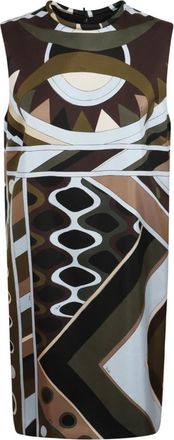Pucci Femme, Robes, Multicolore, Taille: 38 FR Mini-robe en twill de soie imprim&eacute; Vivara