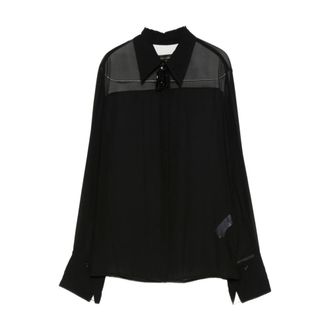Simona Corsellini Damen, Blusen & Hemden, Schwarzk, XSGr&ouml;&szlig;e