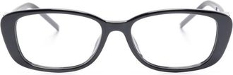 Gucci Brille mit eckigem Gestell - Schwarz