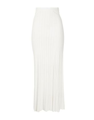 8 by YOOX KNIT JACQUARD LONG SKIRT