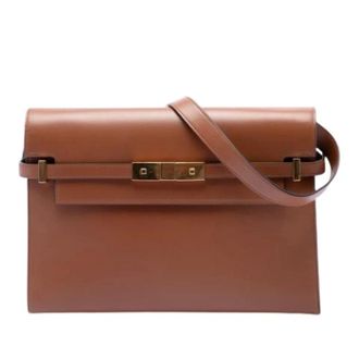 Saint Laurent Pre-owned Manhattan Schultertasche - - Pre-owned - Damen - Braun - ONE SIZE